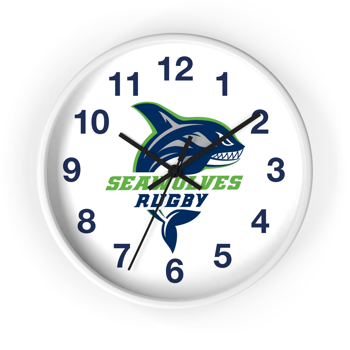 ONLINE ONLY: Seawolves Wall Clock – SEATTLE SEAWOLVES RUGBY TEAM STORE