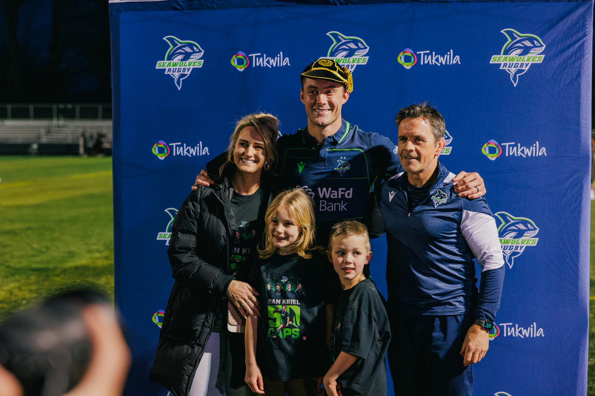 Dan Kriel 50th Cap T-Shirt – SEATTLE SEAWOLVES RUGBY TEAM STORE