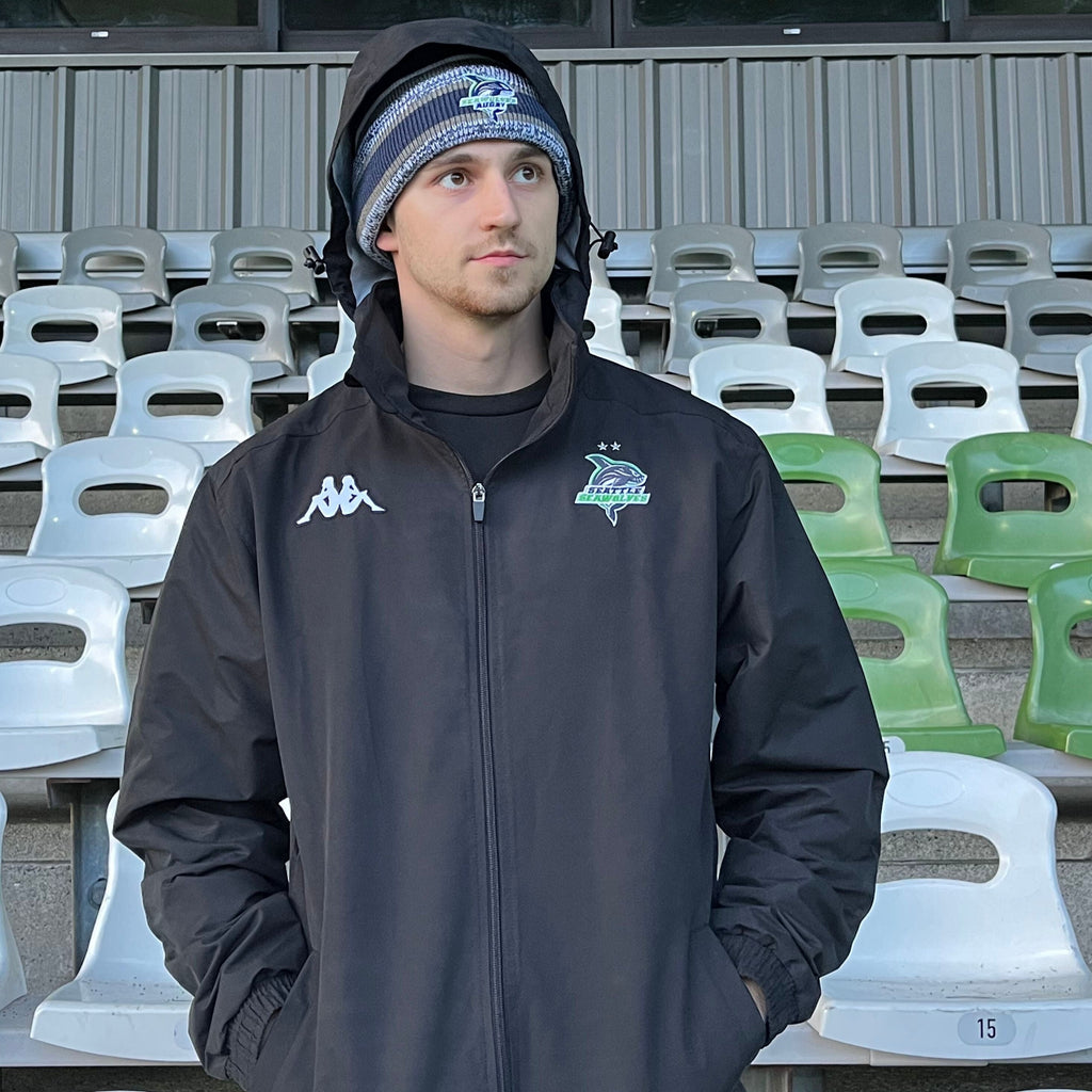 2024 Seawolves Kappa Rain Jacket – SEATTLE SEAWOLVES RUGBY TEAM STORE