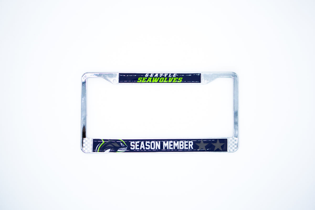 Seawolves Season Member License Plate Frame – SEATTLE SEAWOLVES RUGBY ...