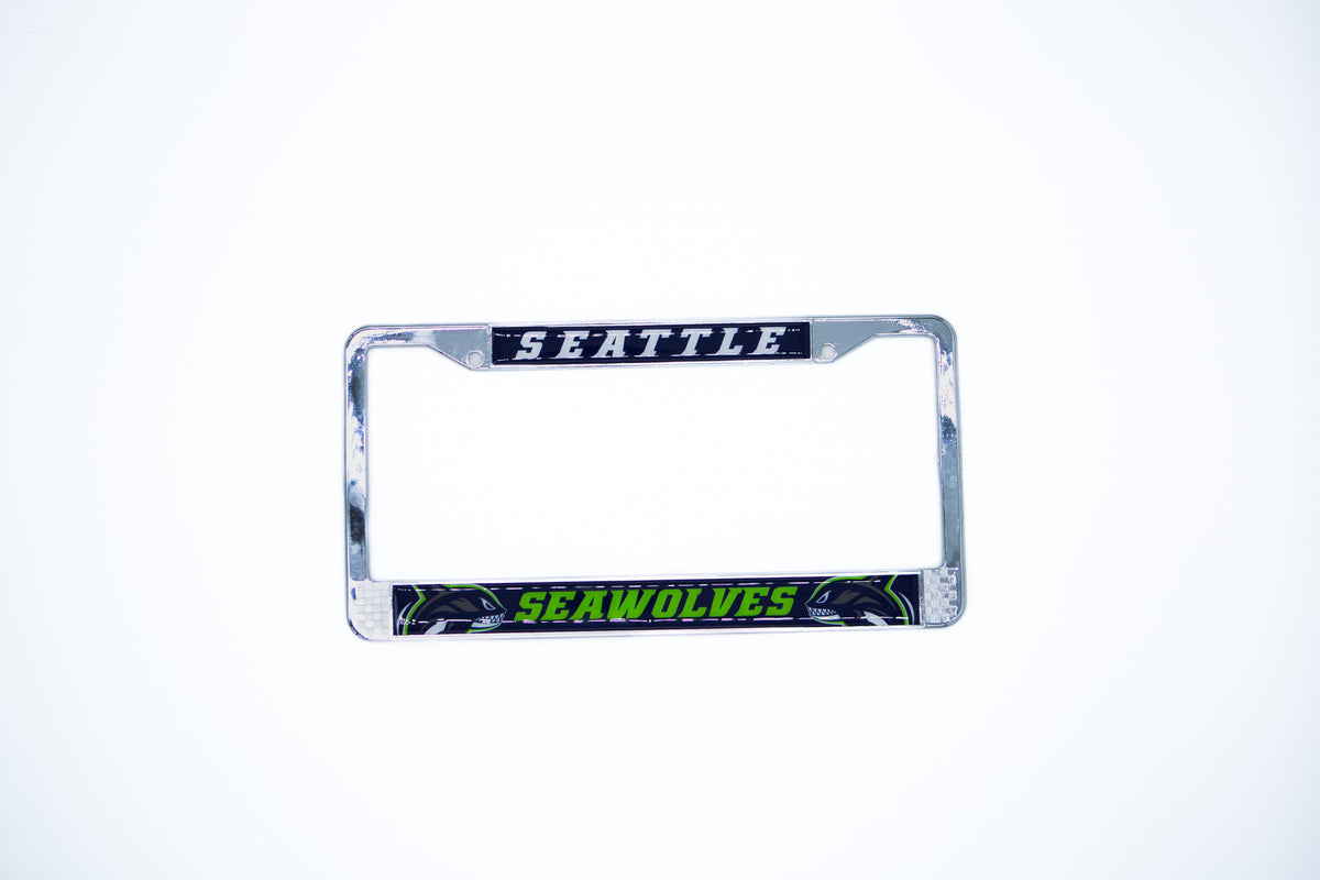 Seattle Seawolves License Plate Frame – SEATTLE SEAWOLVES RUGBY TEAM STORE